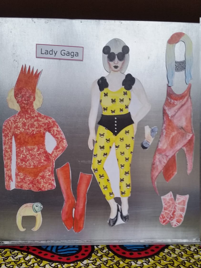 Lady Gaga "paper Doll" Magnet - Etsy