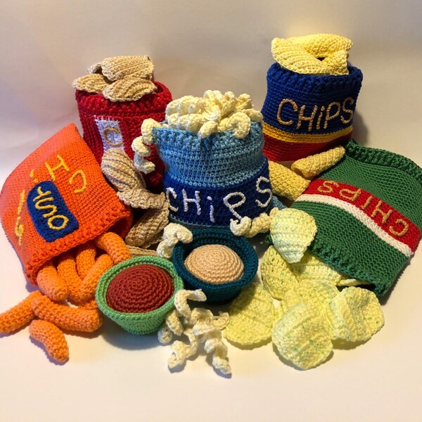 Crochet Chip Bag - Etsy