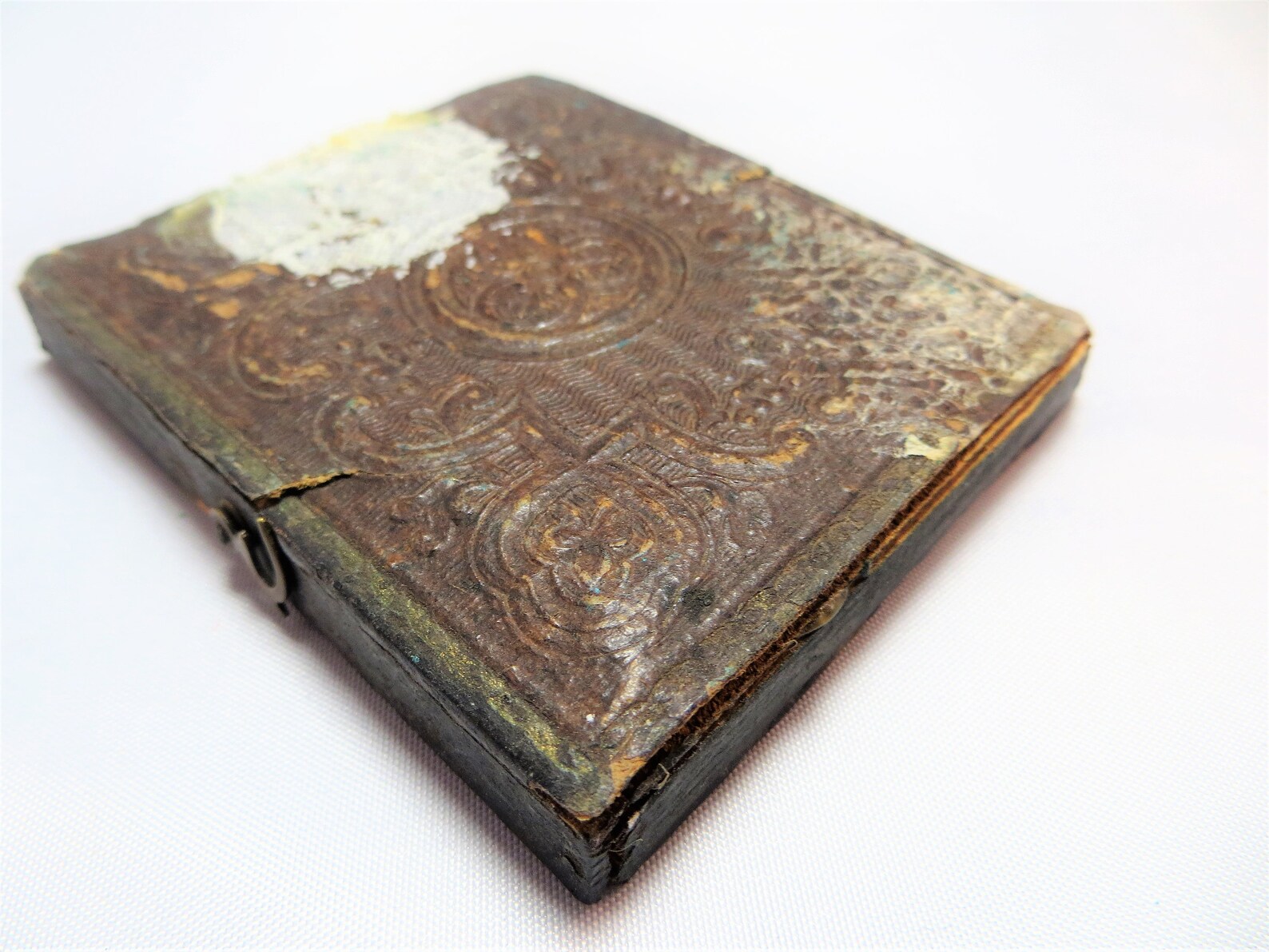 Antique Tinted Ambrotype Glass Photo 1/9 Plate Gilded Gold | Etsy