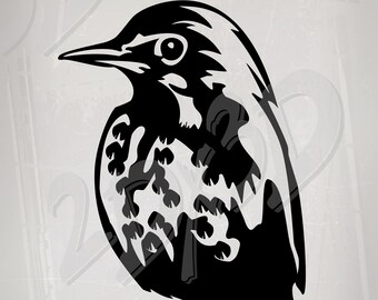 Wood Thrush Decal - Etsy