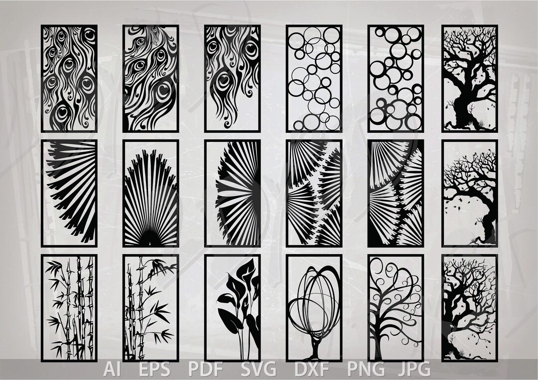 Vector 18 FRAMES, Download Files, Digital, Graphical, AI, Eps, Pdf, Svg ...