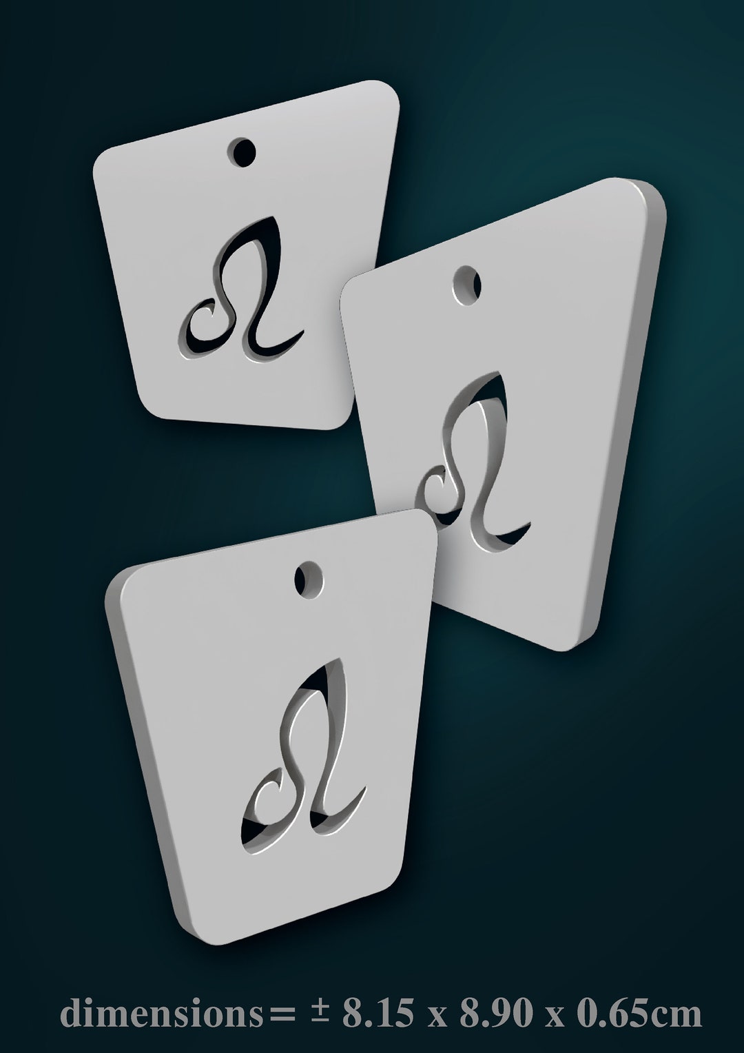 ZODIAC Leo, 3d STL Model for CNC Router Carving Machine, 3d Printer ...