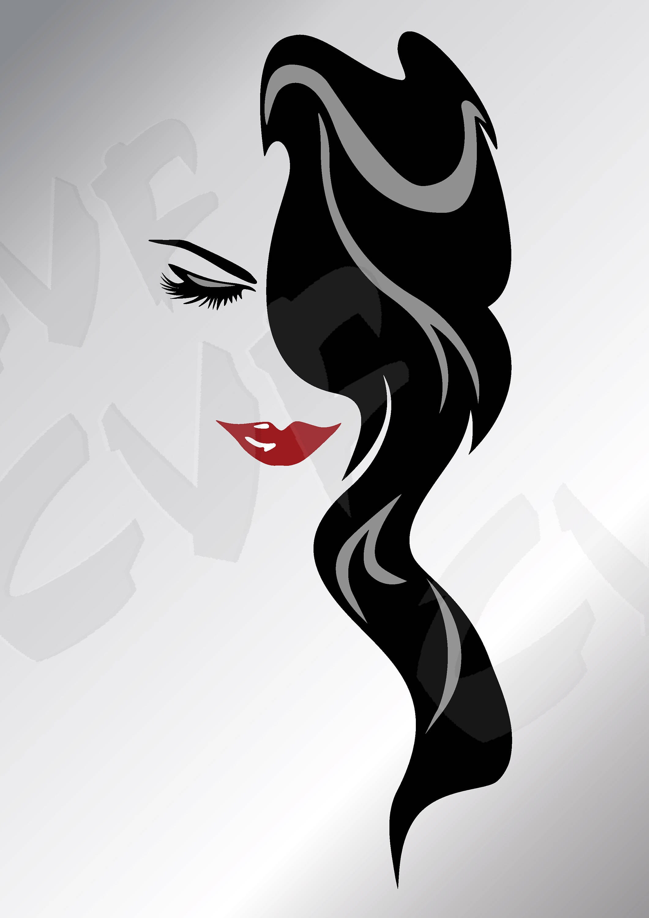 Vector FACE four colors ai eps pdf svg pdf jpg Download | Etsy