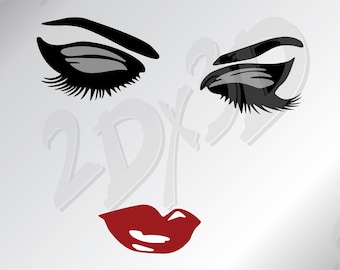 Vector FACE Four Colors Ai Eps Pdf Svg Pdf Jpg Download | Etsy