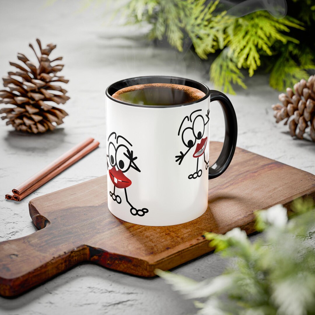 Funny Animated Muzzles Mug, Cute Coffee Cup, Novelty Tea Mug, Whimsical ...