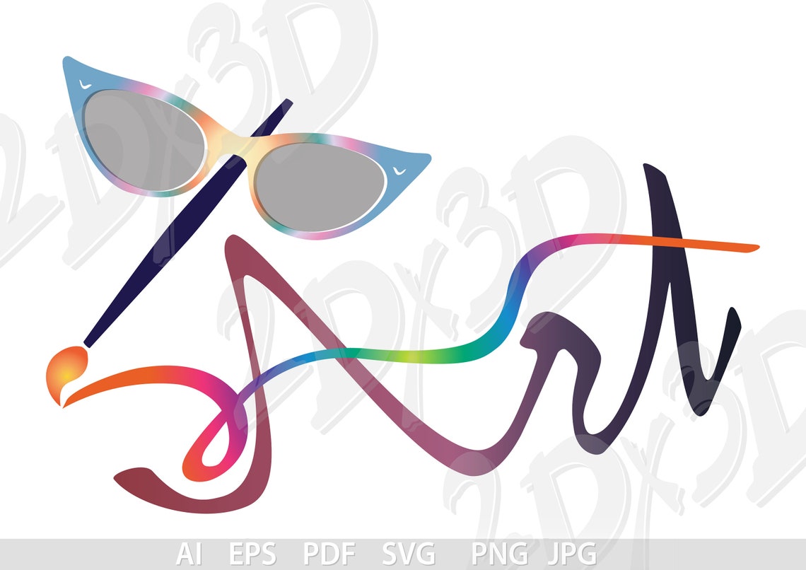 Vector ART Text AI Eps Pdf Png Svg Dxf Jpg Download - Etsy