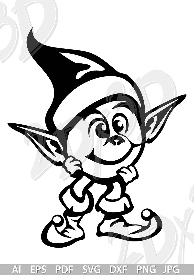Vector ELF SMALL, AI, Eps, Pdf, Jpg, Svg, Png Download, Digital Image ...