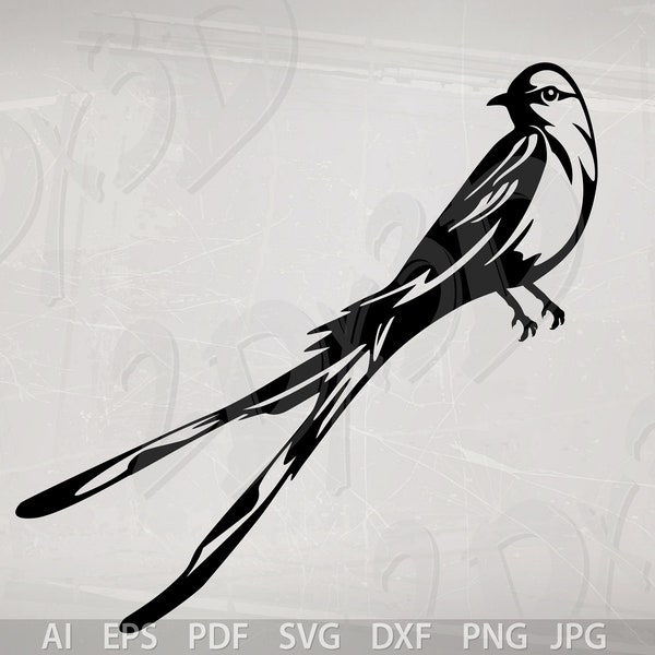 Scissor Tailed Flycatcher Svg - Etsy
