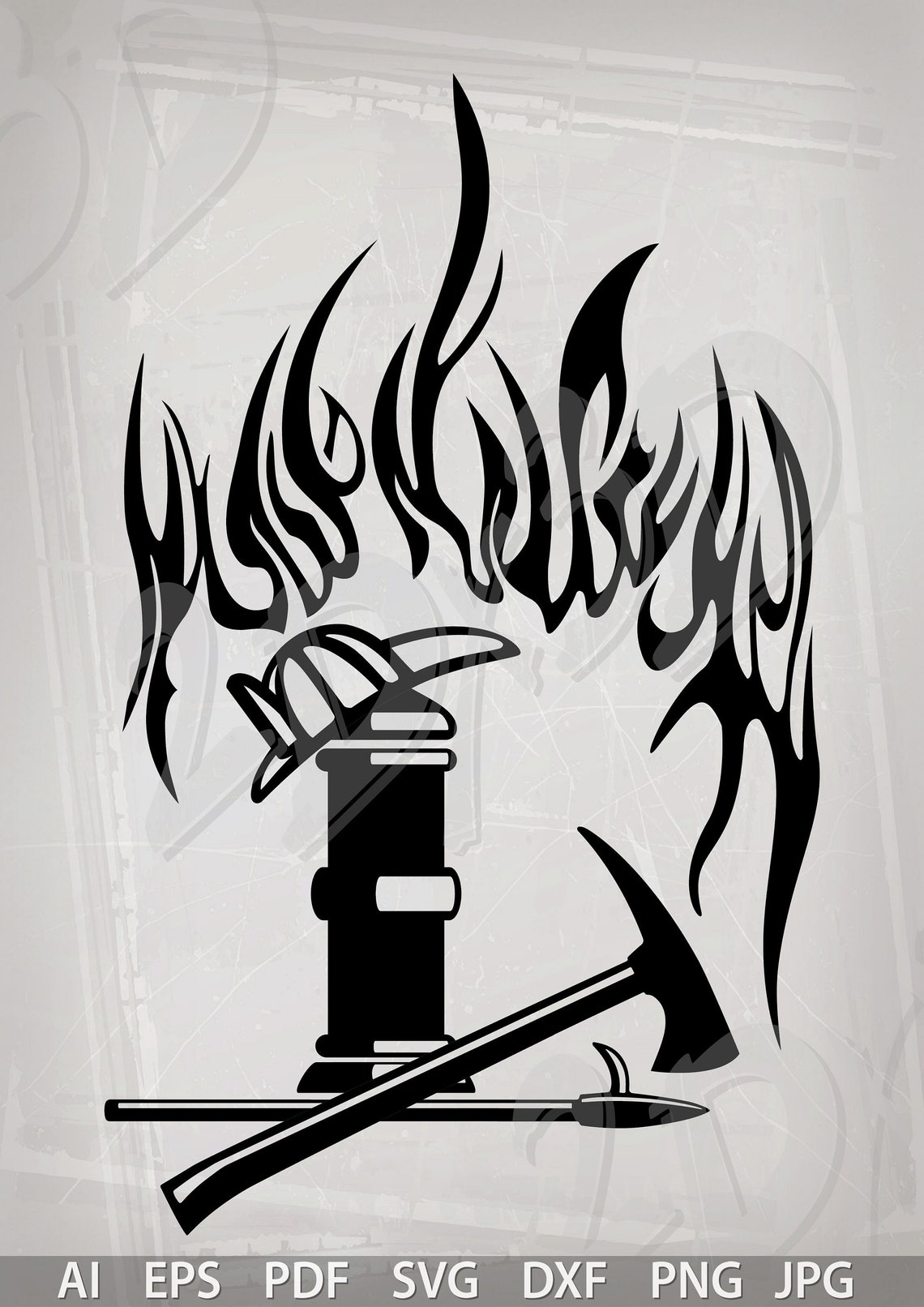 Vector FIRE RESCUE AI Eps Pdf Png Svg Dxf Jpg Download | Etsy