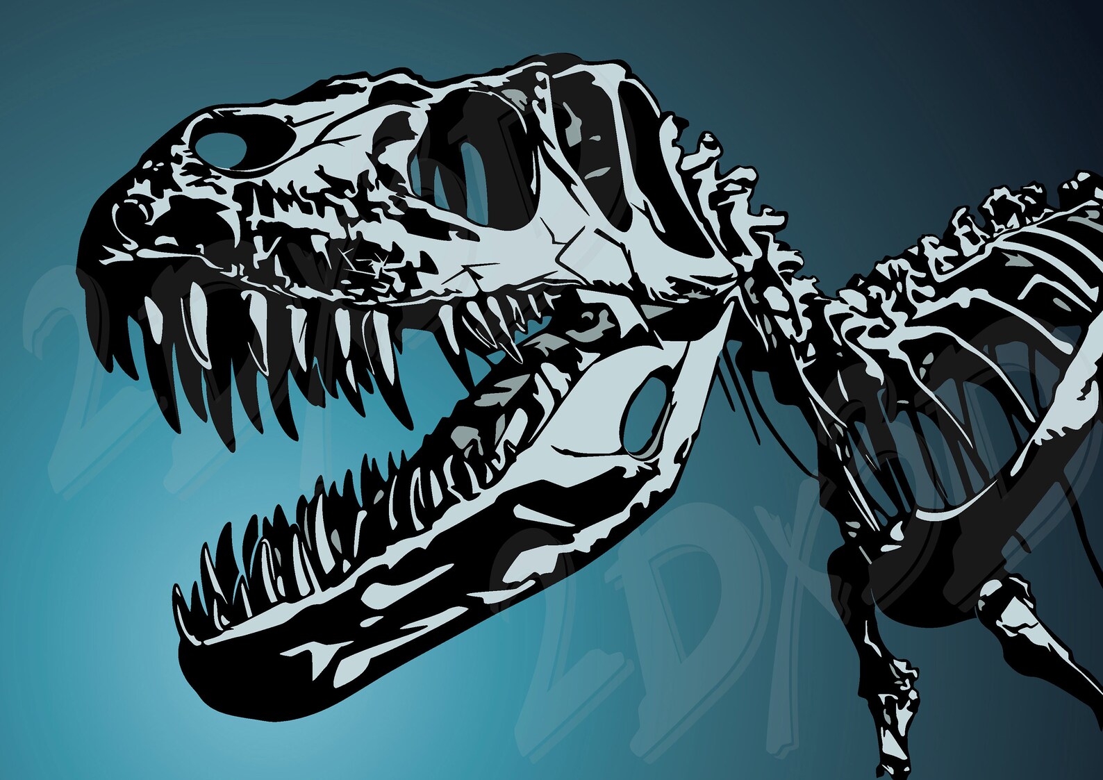 Vector T-REX SVG Ai Eps Png Pdf Jpg Download Files - Etsy