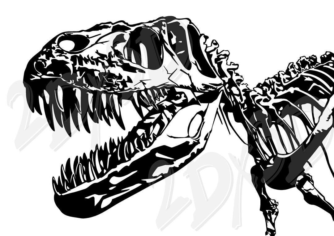 Vector T-REX SVG Ai Eps Png Pdf Jpg Download Files - Etsy