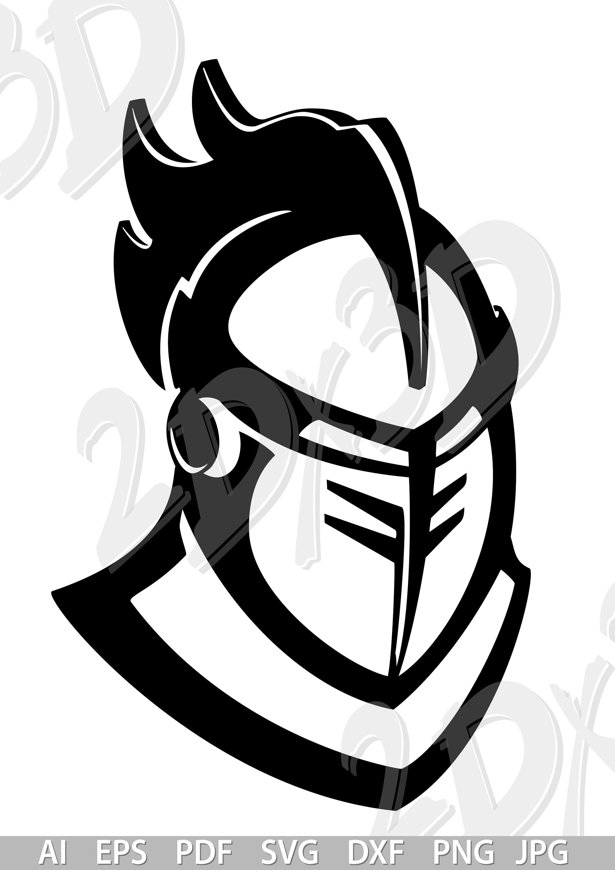 Vector KNIGHT HELMET AI Eps Png Pdf Svg Jpg Download - Etsy UK