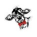 Cute Cow-cut Stickers - Adorable Floral Sticker, Animal Decor, Funny ...