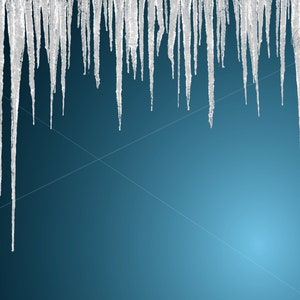 11 ICICLES PNG Files; Realistic Winter Photo Overlays, Overlays for ...