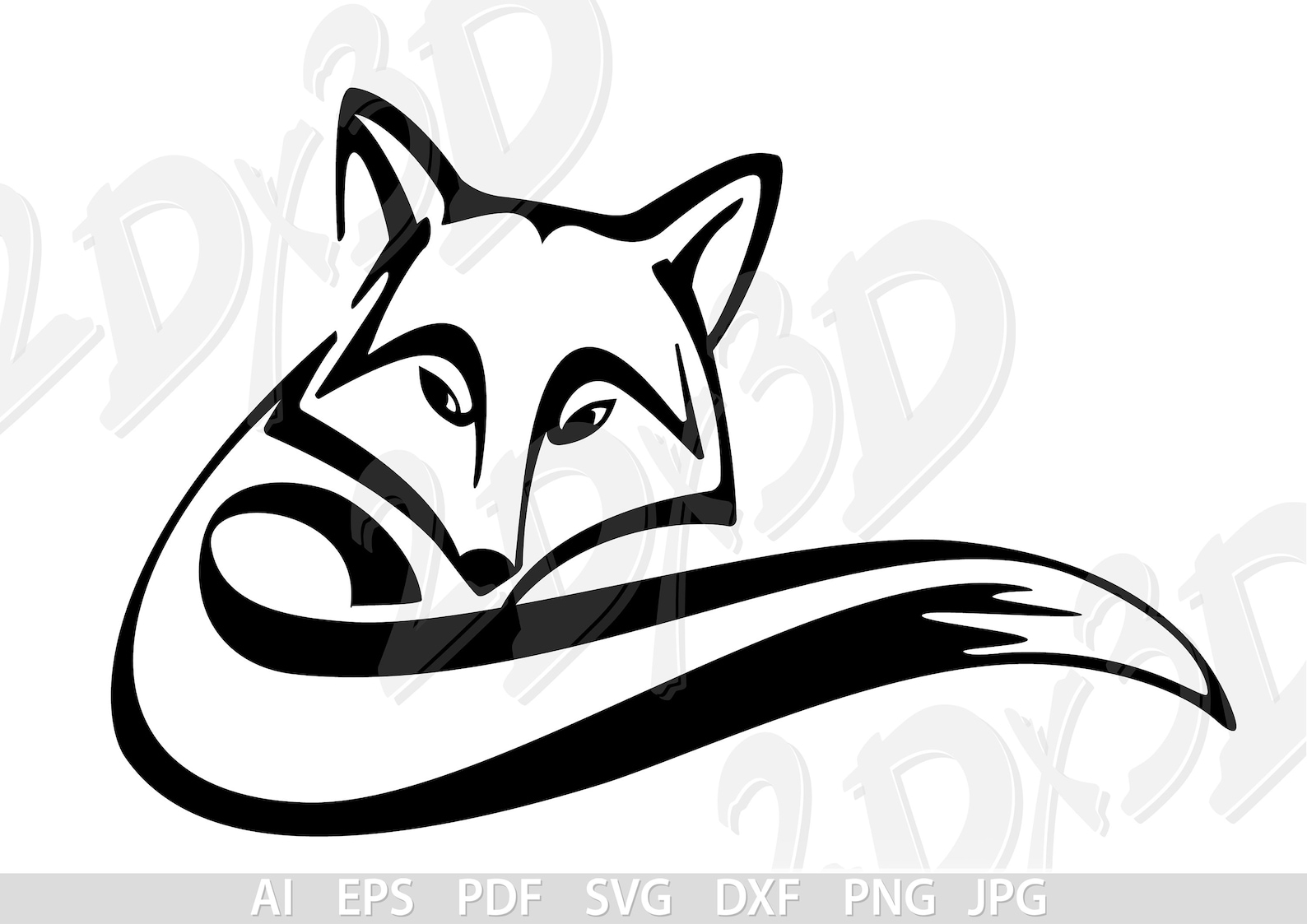 Vector FOX SVG Ai Png Pdf Eps Dxf Jpg Download Digital Image - Etsy