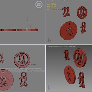 ZODIAC Capricorn, 3d STL Models for CNC Router Carving Machine, 3d ...