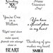 Friendship Sentiments Cling Stamp Set - Etsy