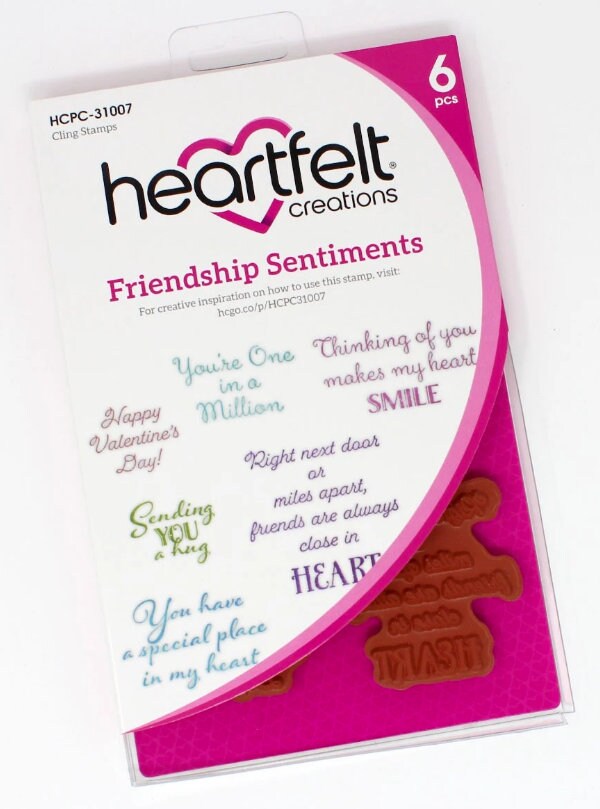 Friendship Sentiments Cling Stamp Set - Etsy