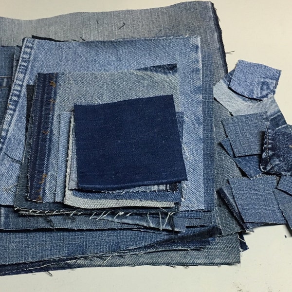 Denim Quilt - Etsy