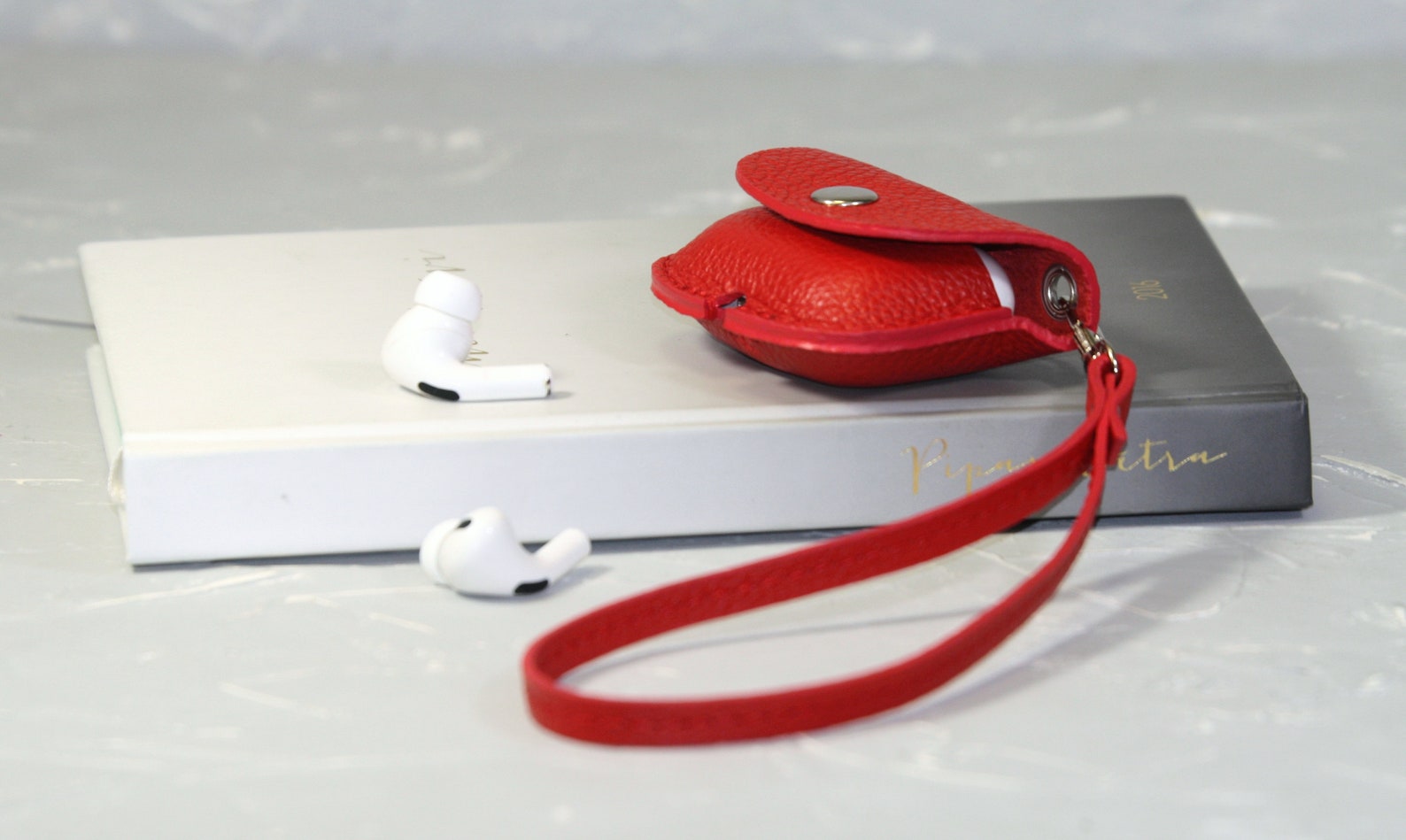 Red Leather AirPod Pro Cover Red Earphones Case Airpods Pro - Etsy