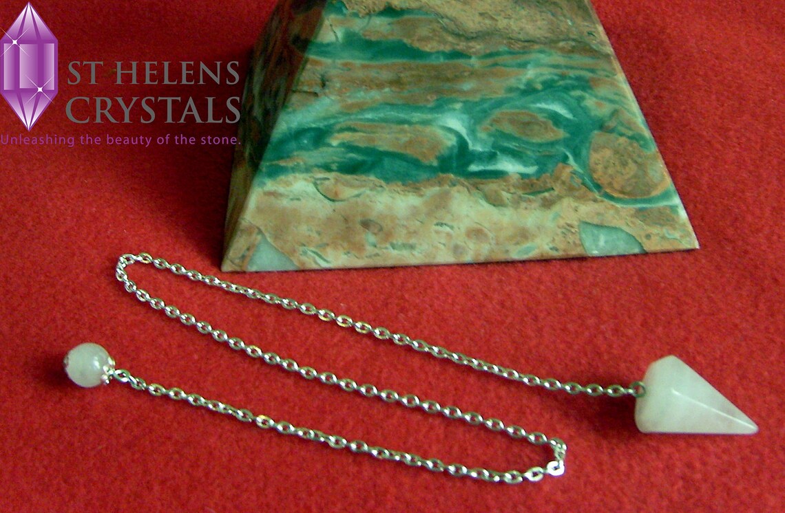 Crystal Gemstone Point Dowsing Pendulum for Scrying and - Etsy UK