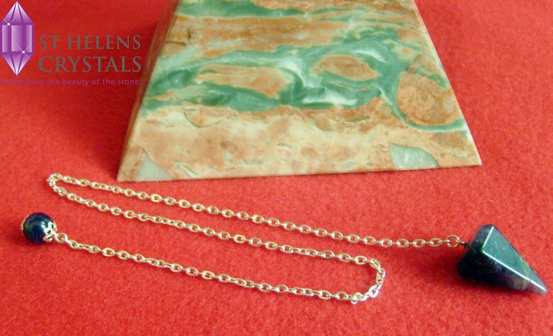 Crystal Gemstone Point Dowsing Pendulum for Scrying and - Etsy UK