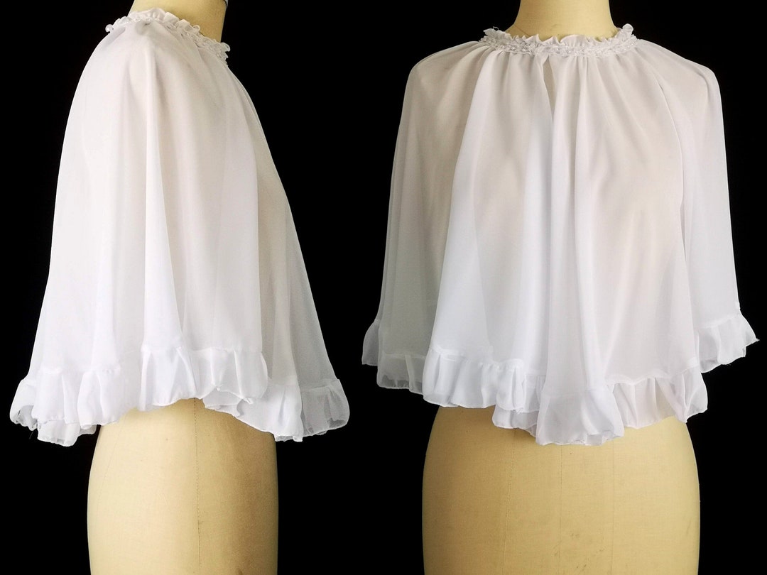 White Chiffon Cover Up, Modest Cover Up - Etsy
