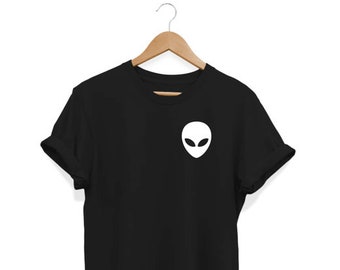 Alien Head T Shirt | Etsy