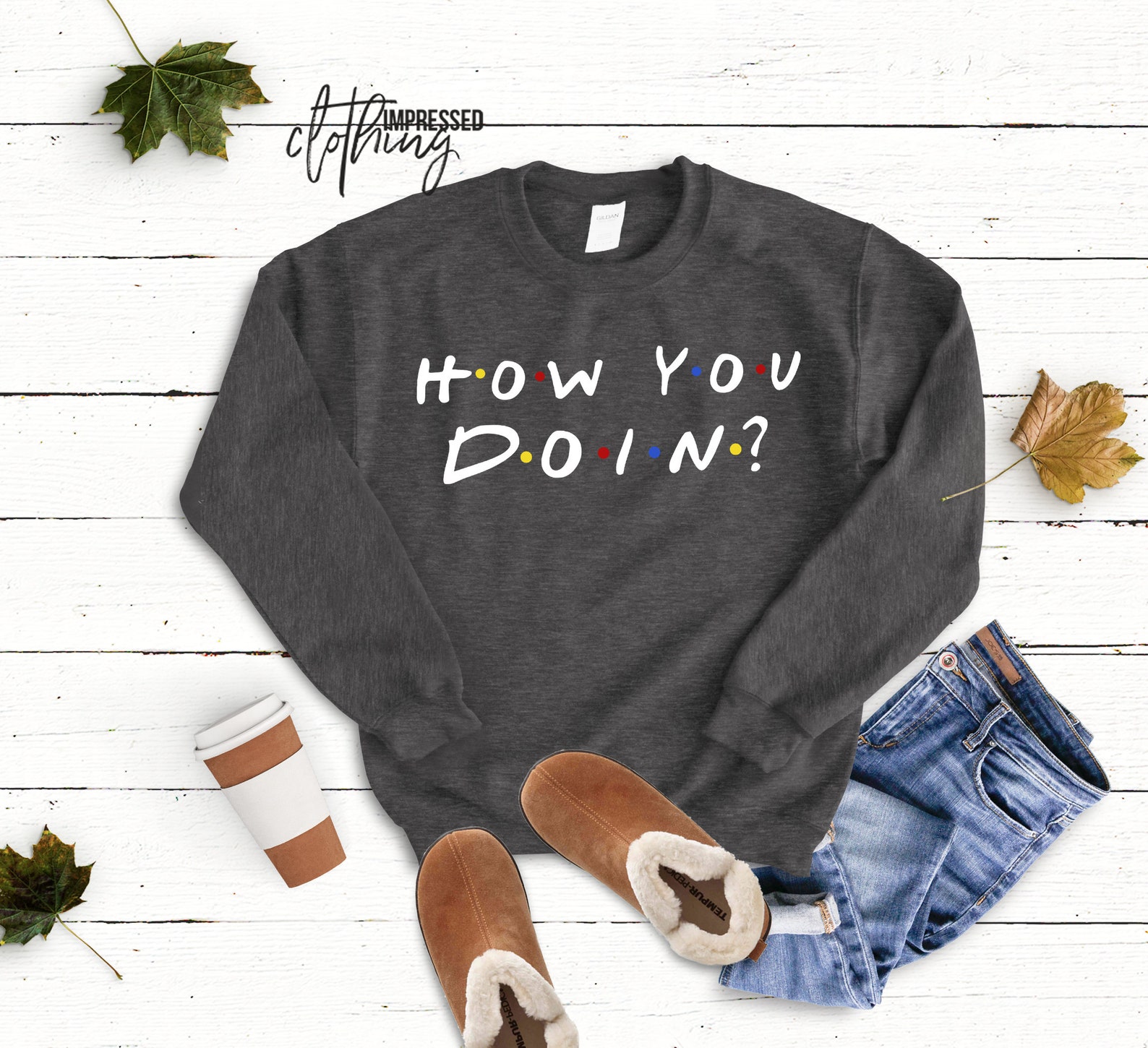 How You Doin Best Friends Sweater Bff Sweater Bff Gift - Etsy