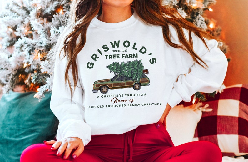 Griswold's Sweatshirt Griswold's Tree Farm Top Fun - Etsy