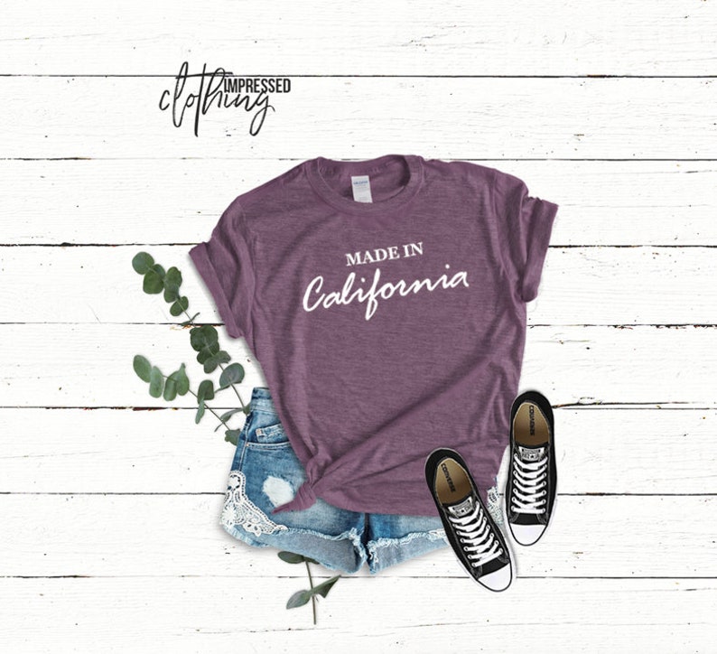 Made in California Shirt Cali Girl Shirt Cali Shirt | Etsy