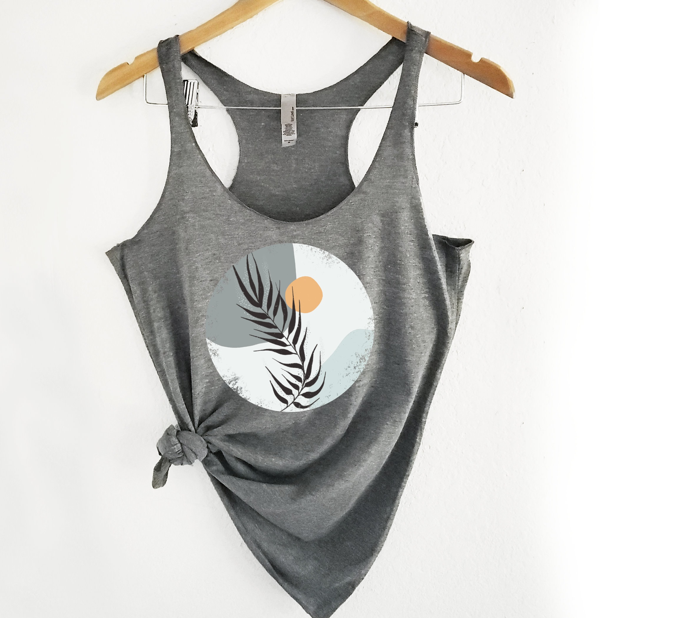 Boho Tank Top Minimalistic Tank Top Hiking Shirt Outdoors - Etsy