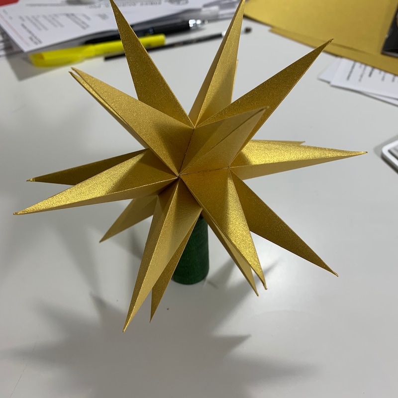 Moravian Star Tree Topper - Etsy