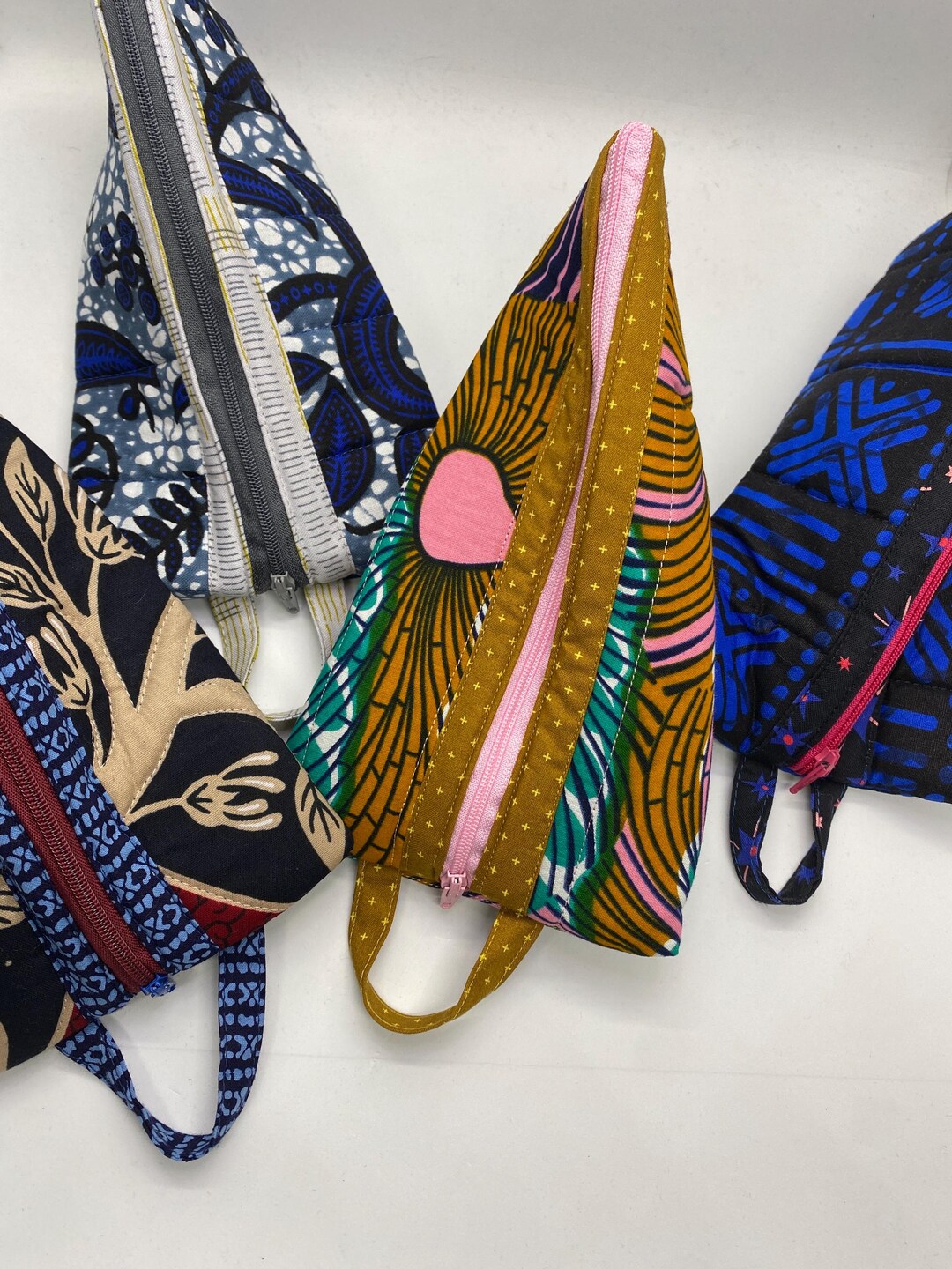 Triangle Pouch With Handle - Etsy