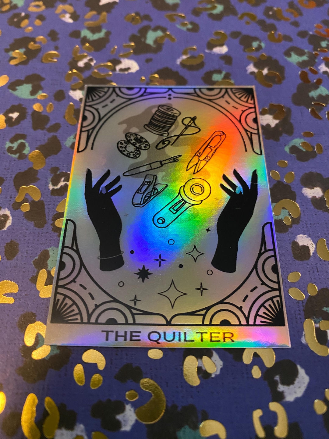 Quilting Sticker, Inspired by Tarot Cards - Etsy