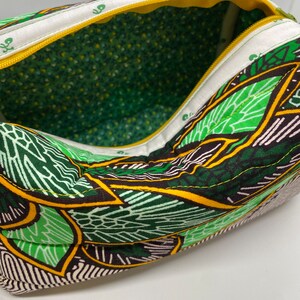 Quilted Boxy Zip Pouch in African Print - Etsy
