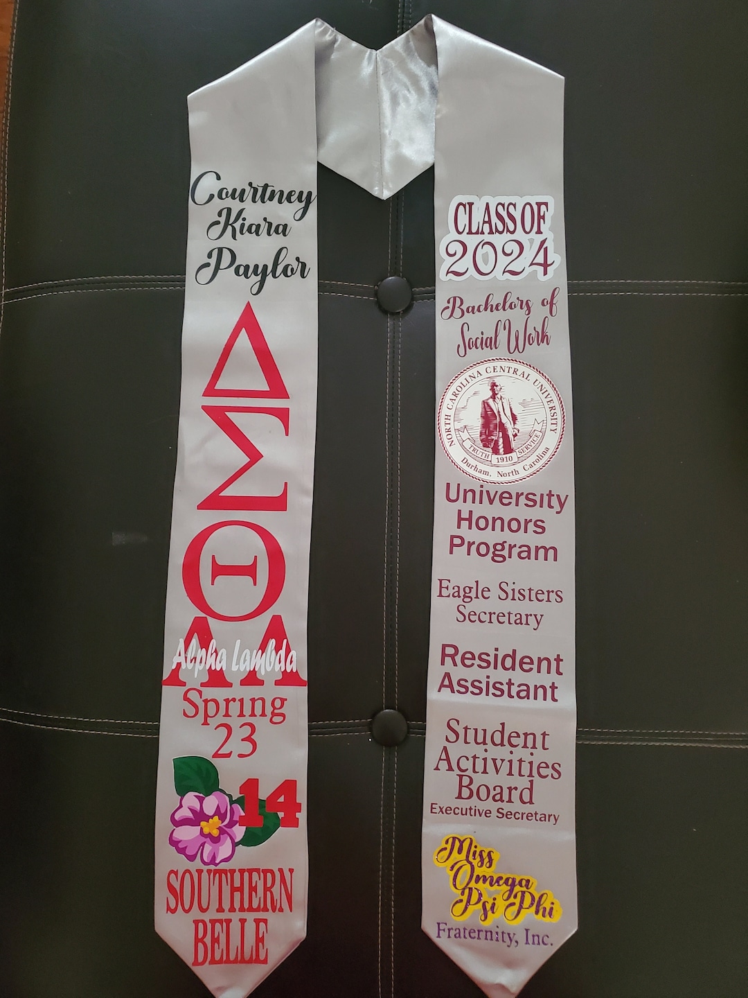 Custom Graduation Stole - Etsy