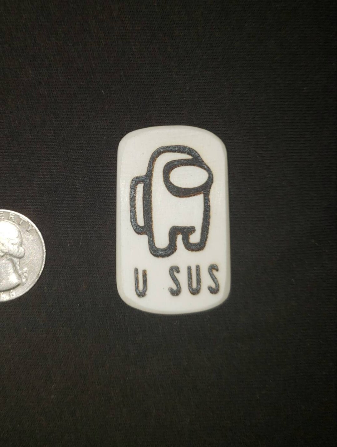 U Sus amongus BONE Pin - Etsy