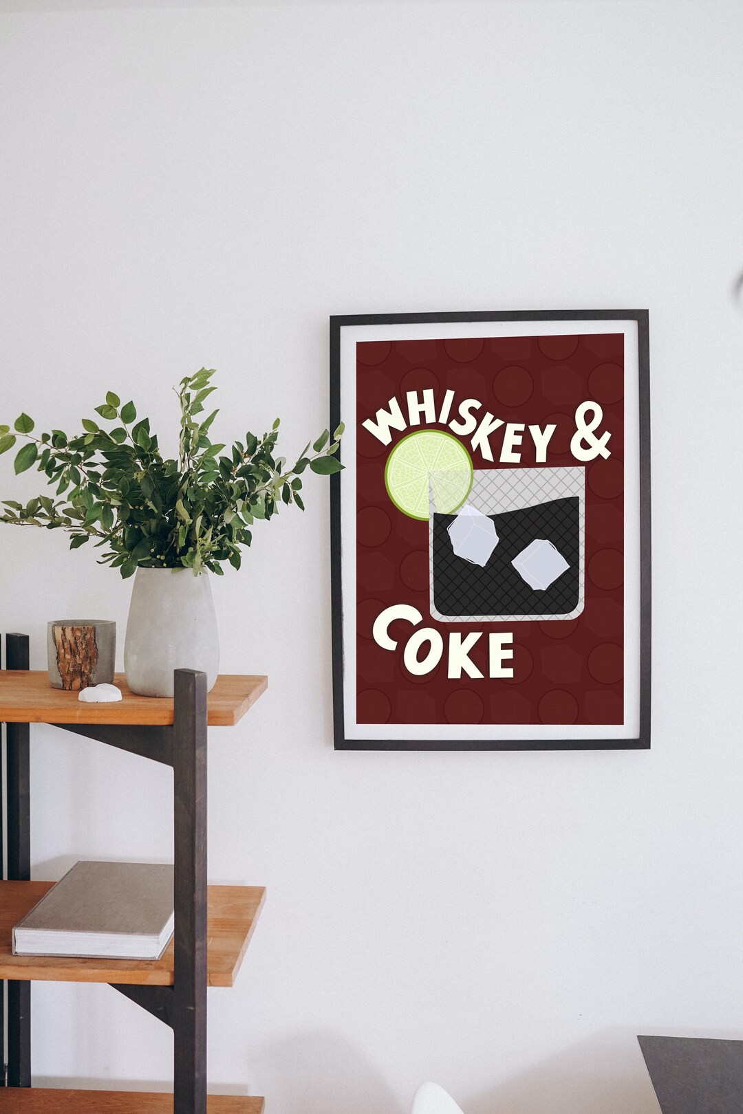 Whiskey & Coke Poster Print - Etsy UK