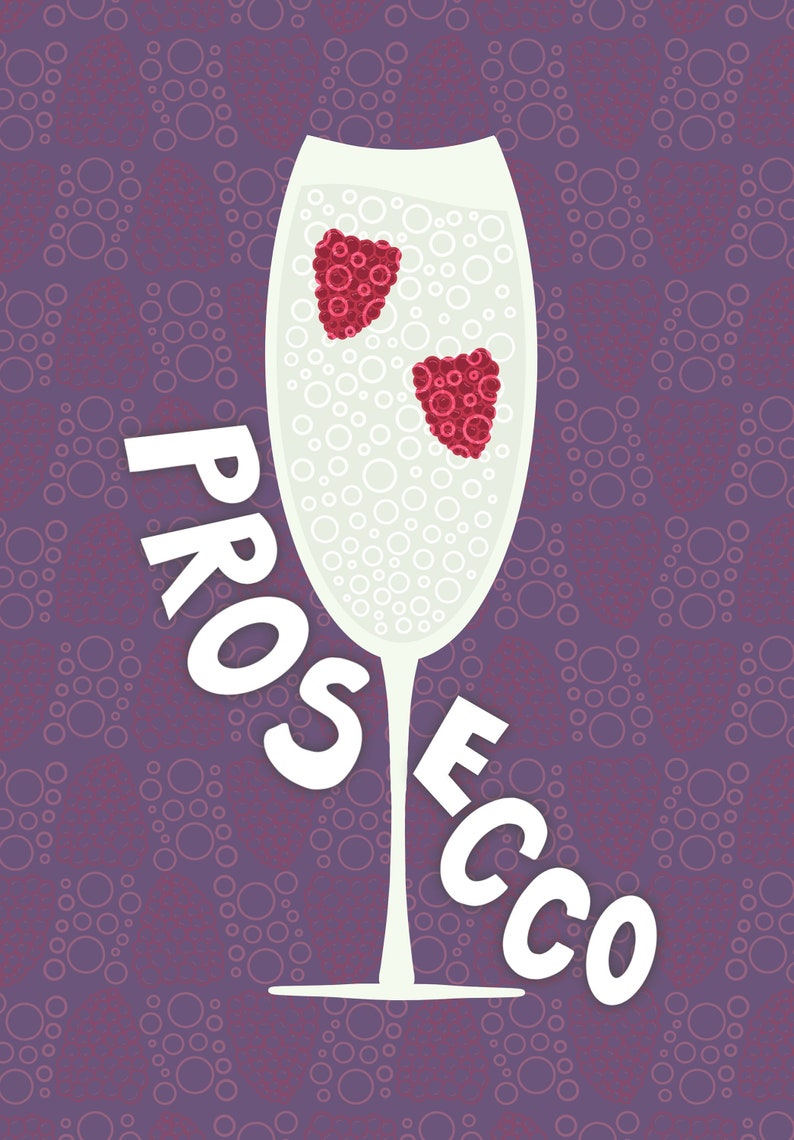Prosecco Poster Print - Etsy