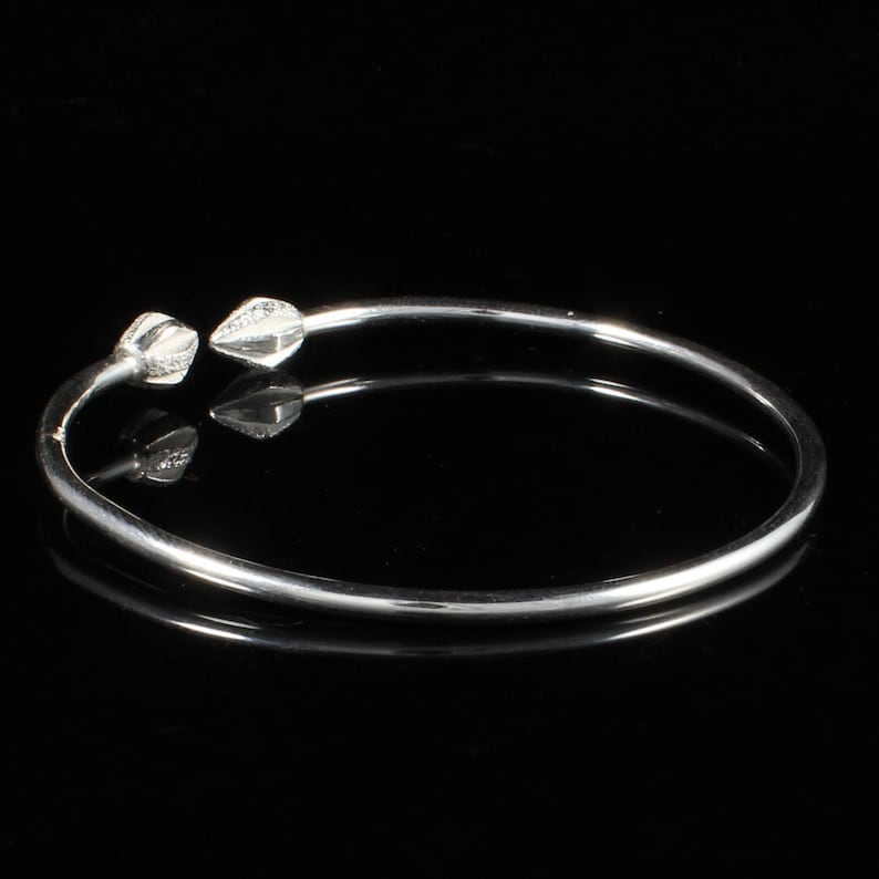 110 West Indian Bangle Plain Bangle With Cocoa Pods Handmade .925 ...