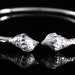 West Indian Bangle Conch Lambi Shell With Calypso Pattern Handmade .925 ...