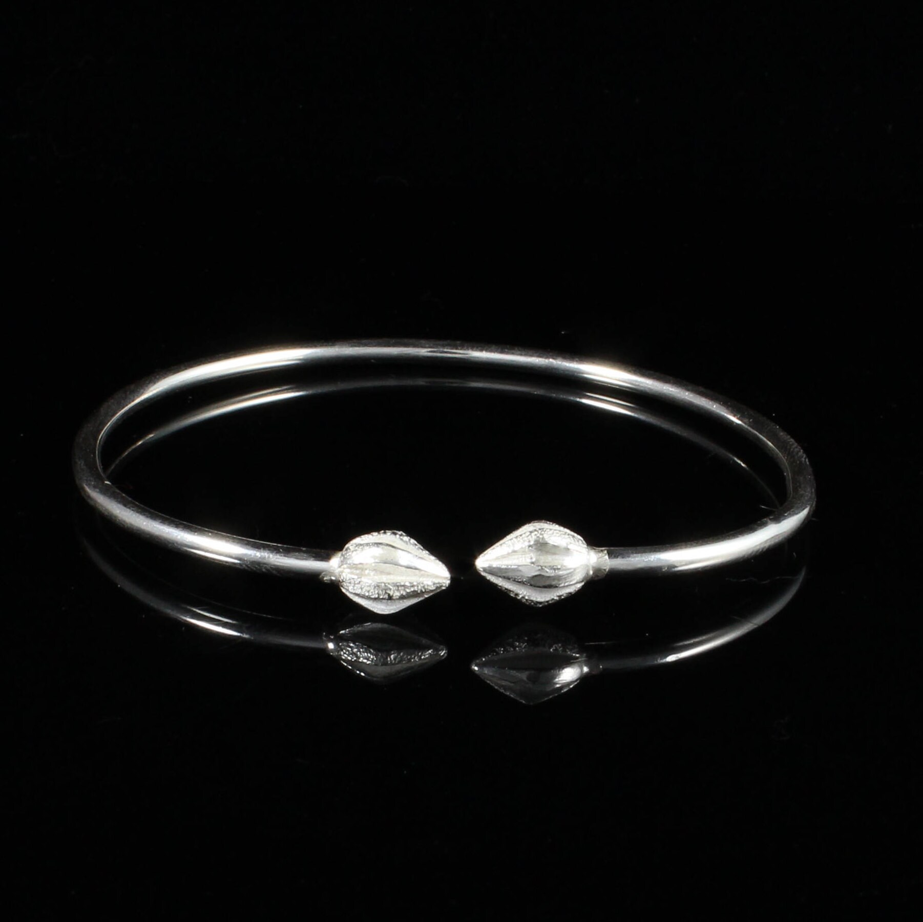 110 West Indian Bangle Plain Bangle With Cocoa Pods Handmade | Etsy