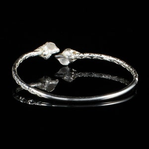 West Indian Bangle Conch Lambi Shell With Calypso Pattern Handmade .925 ...