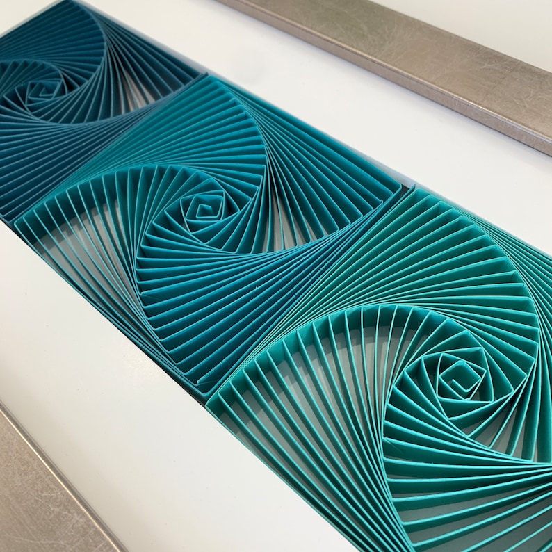 Nautical Wave Paper Wall Sculpture: 3D Quilling Art - Etsy