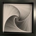 Quilling Personalized Mathematics Art as Math Gift/ Modern Framed Black ...