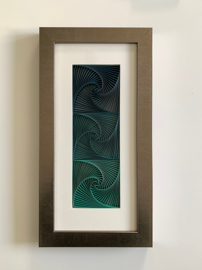 Nautical Wave Paper Wall Sculpture: 3D Quilling Art - Etsy