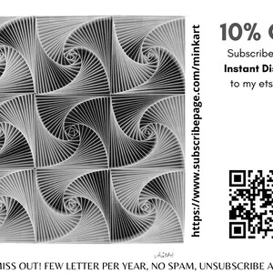 Geometric 3D Wall Art With Vortex, Abstract Papercraft 3D Home Decor ...