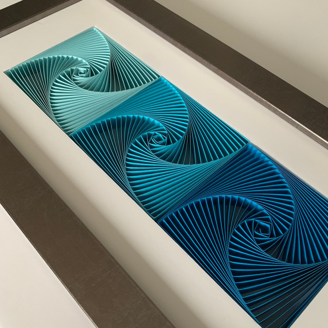 3D Ocean Wave Paper Sculpture: Laguna Beach Wall Art - Etsy