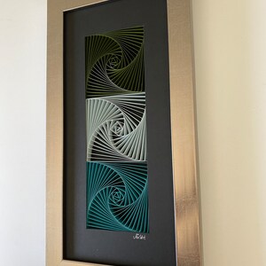3D Paper Art Frames, Wall Sculpture Quilling Art, 3D Layered Paper Art ...